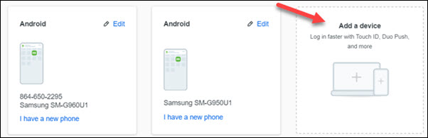 How to add multiple devices to Duo