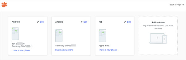 How to add multiple devices to Duo