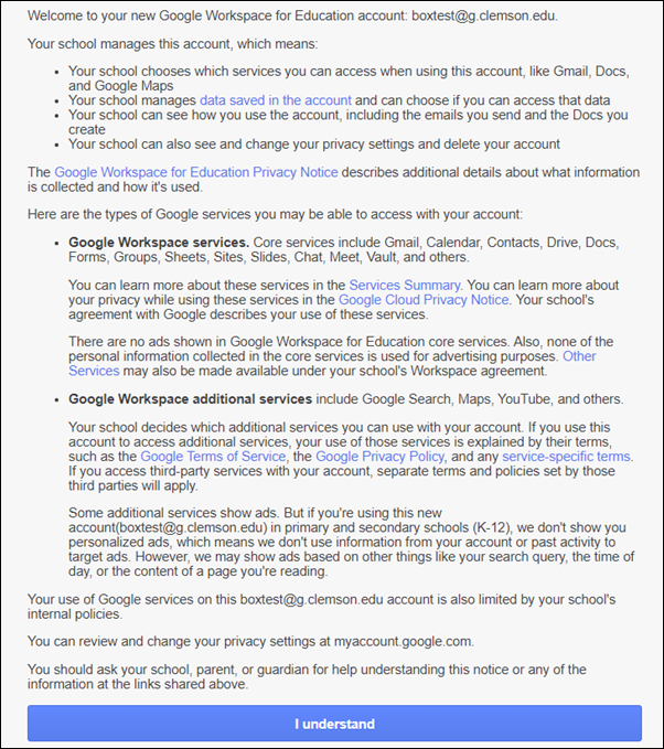 HOW TO: Get a Clemson Google Apps Account Step by Step - Faculty/Staff