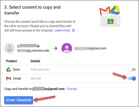 Google Transfer