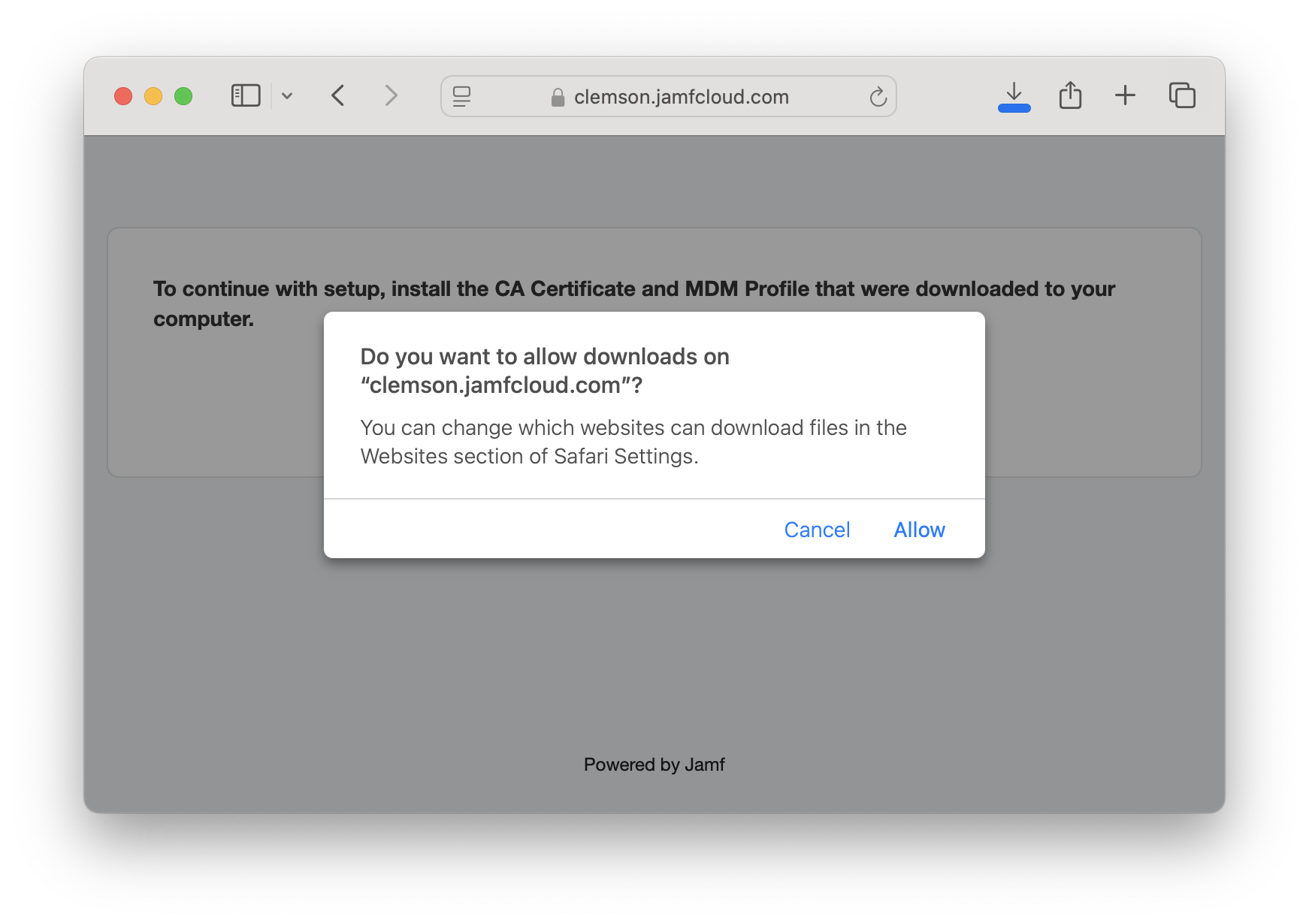 How to Manually Enroll an Apple Device in the Clemson University Jamf ...