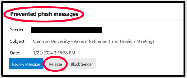 Microsoft Spam Filter
